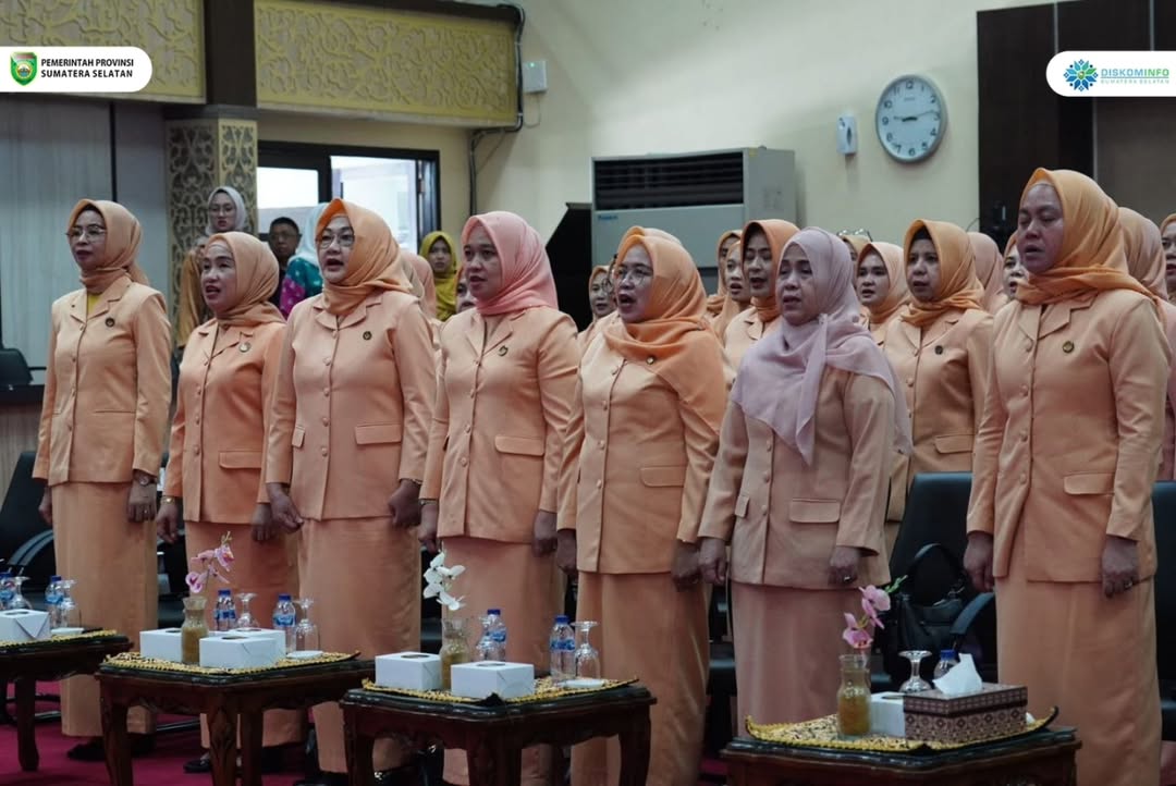 Pemprov - Pengurus DWP Sumsel Resmi Dikukuhkan oleh Ketua Umum DWP Pusat